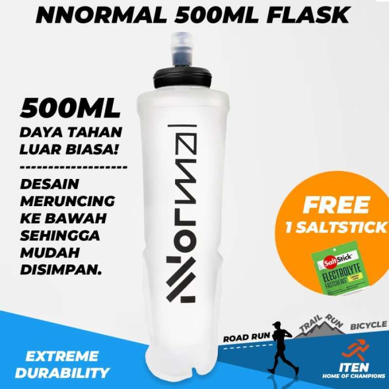 Promo Termurah Nnormal 500ml Soft Flask Water Flask Botol Minum Lari Road Trail Bahan Aman Bagi ...