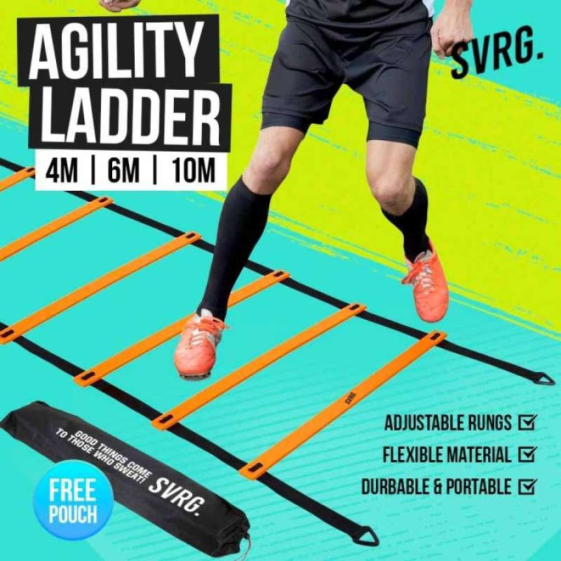 Promo Premium Agility Ladder 4m & 10m Svarga | Speed Ladder - Cone Blue, 1 Pcs Diskon 29% Di ...