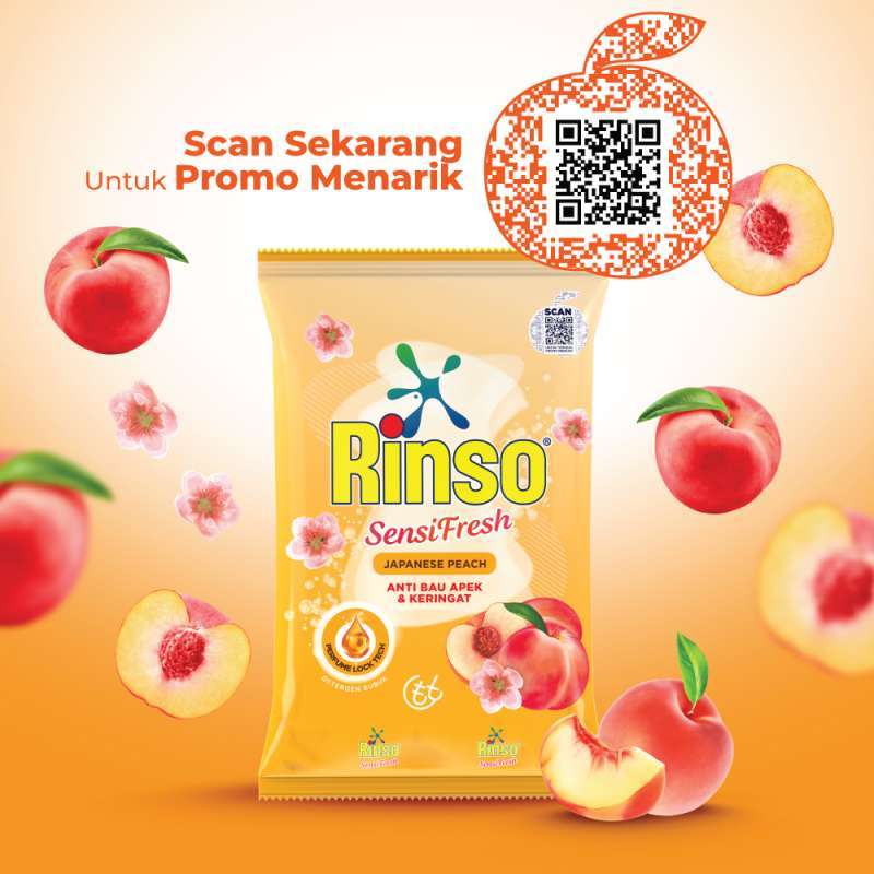 Promo Rinso Sensi Fresh Japanese Peach Detergent Bubuk [3 Kg] Isi 2 Pcs ...