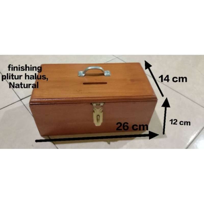 Jual [ag13] Kotak Infak/kotak Amal Masjid Murah Finishing Plitur Halus ...