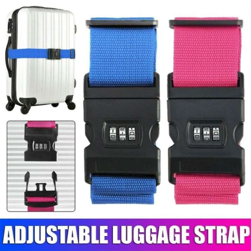 Jual Tali Koper Bagasi Tali Pengaman Koperluggage Cross Straps Belt ...