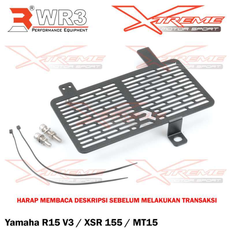 Promo Cover / Tutup Radiator Wr3 Xsr 155 / R15 / Mt15 Alumunium Diskon ...