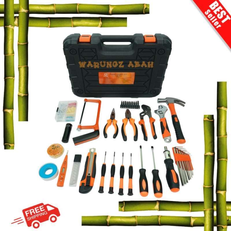 Promo Alat Perkakas Pertukangan Mekanik Obeng Tang Palu Kunci Set ...