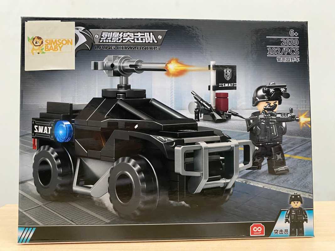 Jual Mainan Balok Susun 8in1 Tentara Army Military Team Brick Figure Swat Police 2632 Di Seller ...