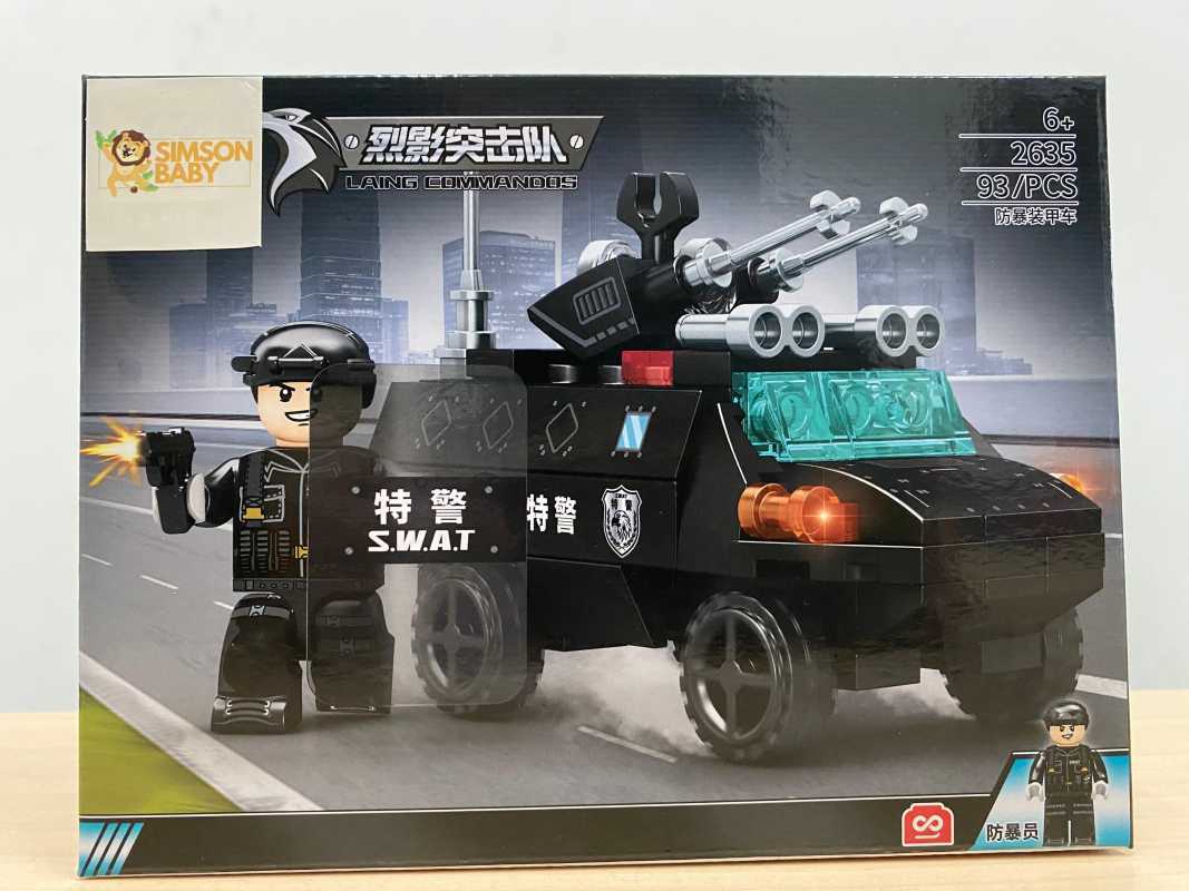 Jual Mainan Balok Susun 8in1 Tentara Army Military Team Brick Figure Swat Police 2632 Di Seller ...