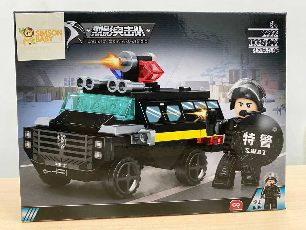 Jual Mainan Balok Susun 8in1 Tentara Army Military Team Brick Figure Swat Police 2632 Di Seller ...