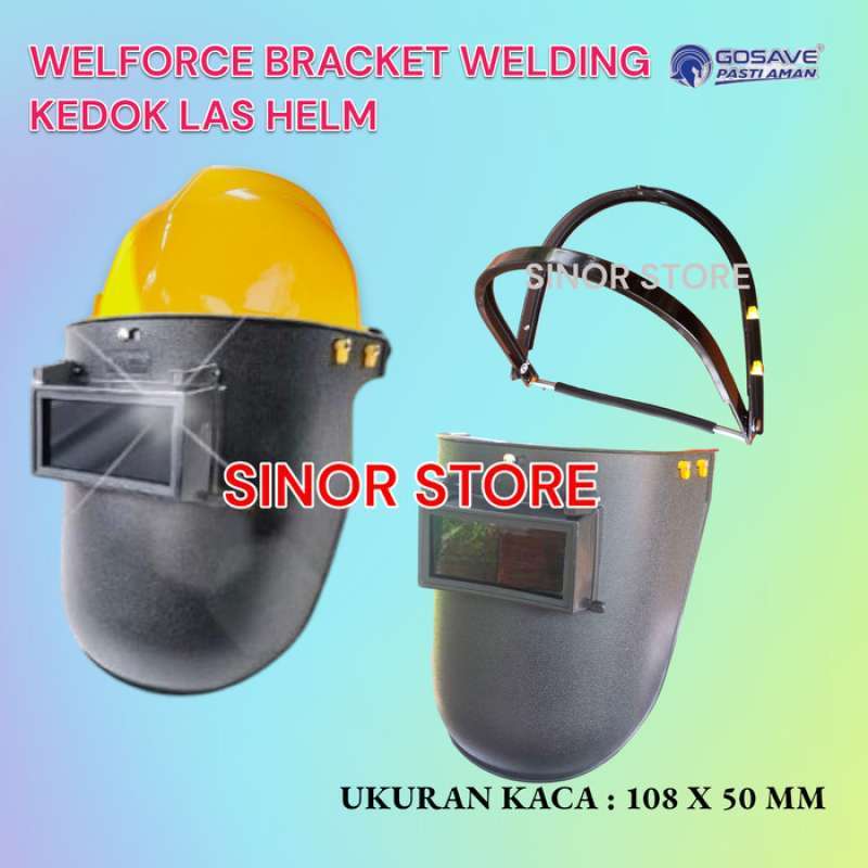 Promo Bracket Welforce Mask / Kedok Las Untuk Helm Diskon 23% Di Seller ...