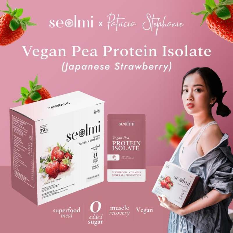 Promo Seolmi Vegan Pea Protein Isolate - Strawberry Diskon 5% Di Seller ...