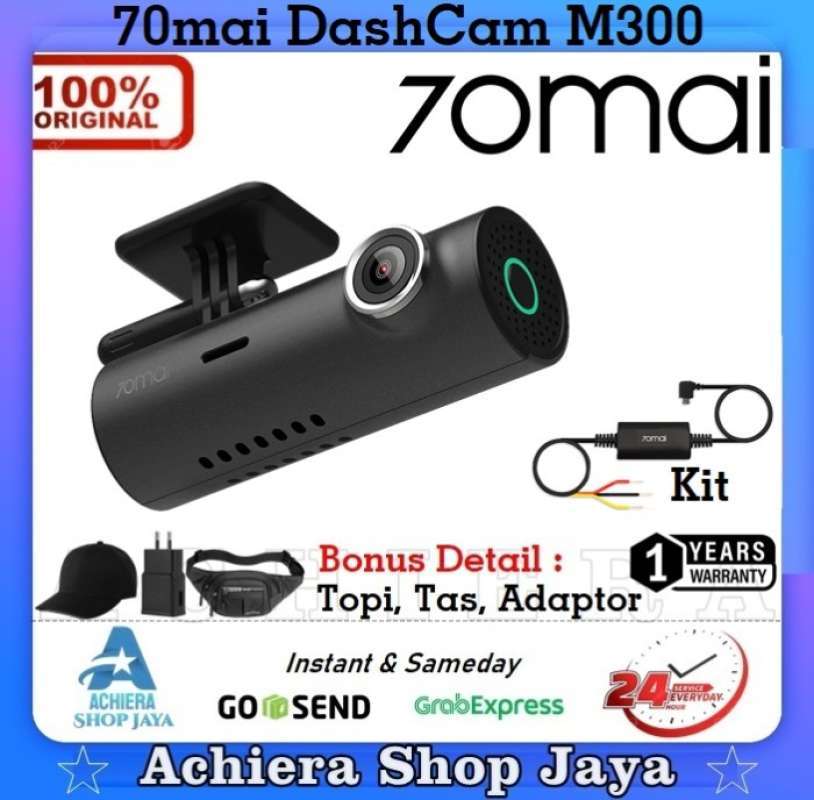 Promo 70mai Dash Cam M300 1296p Fov 140â° Night Vision Use Hardwire Kit Up02 Diskon 23% Di ...