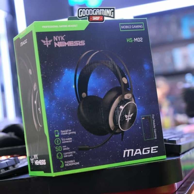 Promo Nyk Nemesis Mage Hs-m02 Mobile Gaming Headphone Garansi Resmi ...