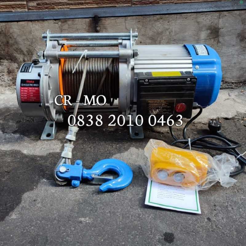 Promo Promo- Electric Winch Hoist 1,5 Ton Weka Germany Katrol Elektrik ...