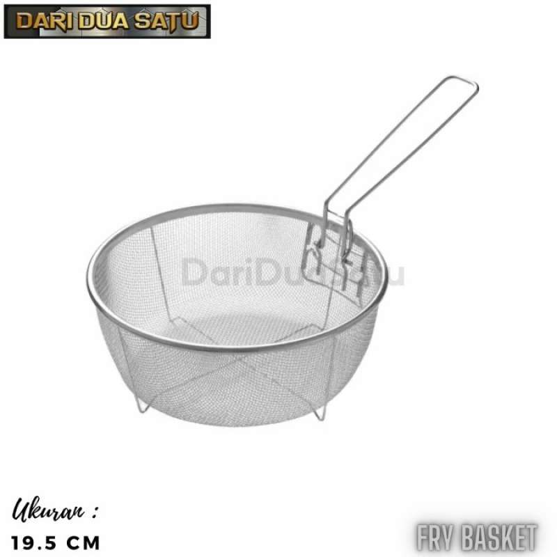 Jual Saringan Penggorengan Keranjang Tirisan Kentang Goreng Stainless ...