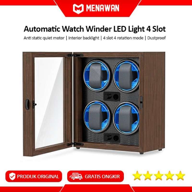 Jual Automatic Watch Winder Kabinet Mesin Alat Pemutar Jam Tangan ...
