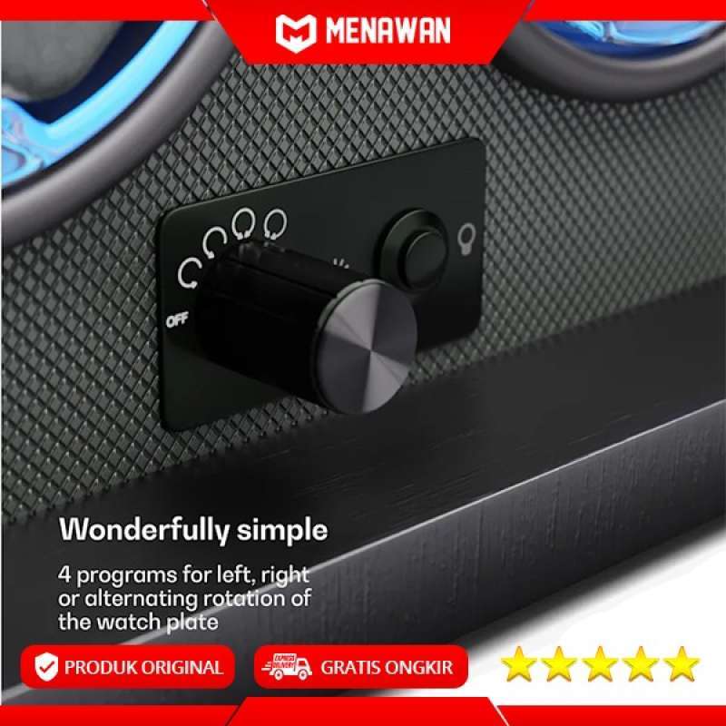 Jual Automatic Watch Winder Kabinet Mesin Alat Pemutar Jam Tangan ...