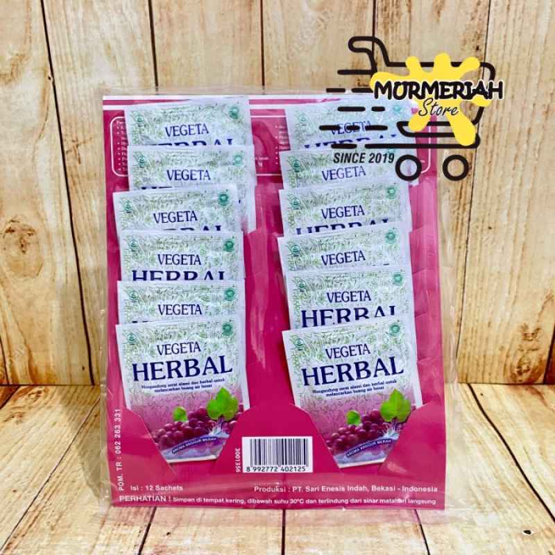 Jual Vegeta Herbal Hanger 12 Sachet Membantu Melancarkan Buang Air ...