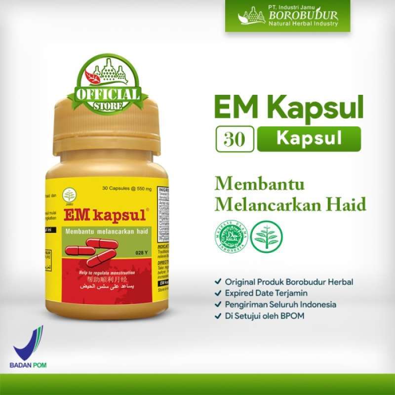 Jual Em Kapsul 30 Kapsul - Membantu Melancarkan Haid Di Seller More-id ...
