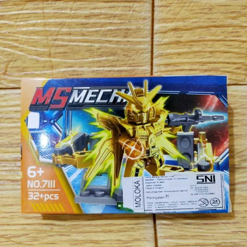 Promo Mainan Balok Susun Edukatif Brick Robot Gundam Assault Mecha Ms ...