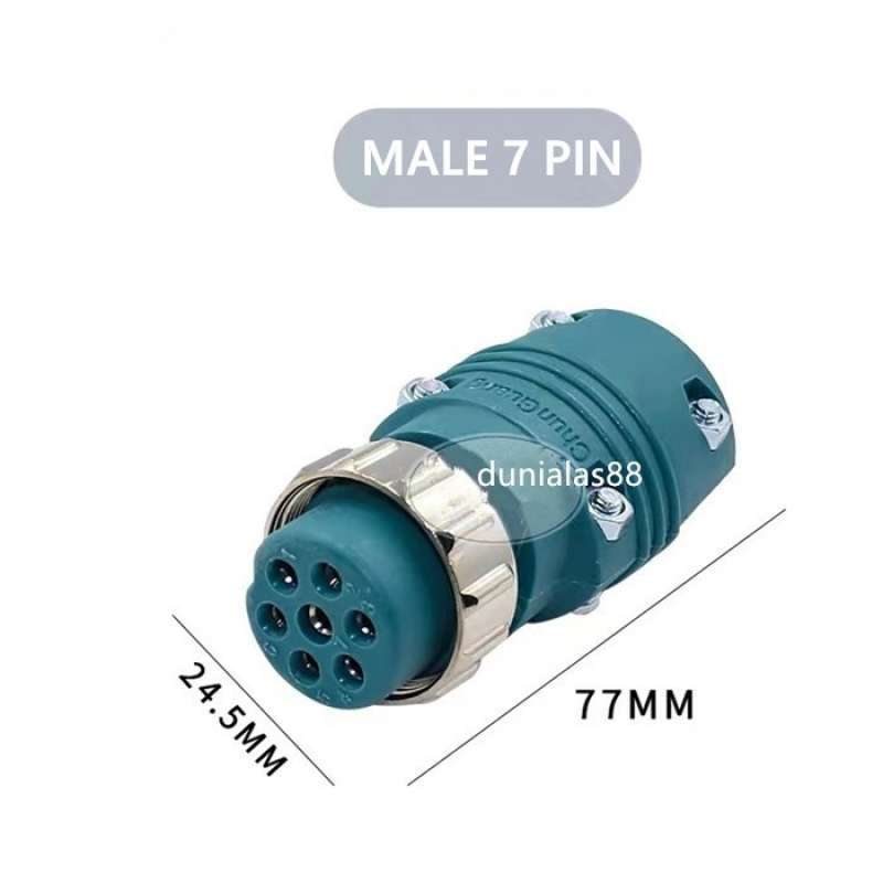 Promo 7 Pin Male Konektor Connector Socket 7pin Utk Mig Mesin Las ...