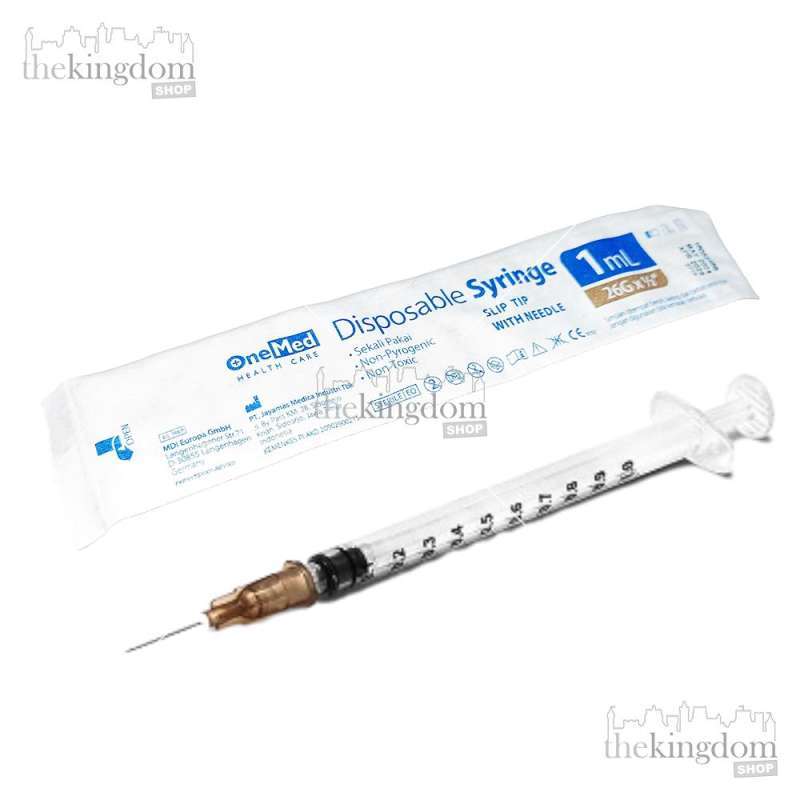 Promo Onemed Disposable Syringe 1ml 3ml 5ml 10ml 1cc 3cc 5cc 10cc 21g ...