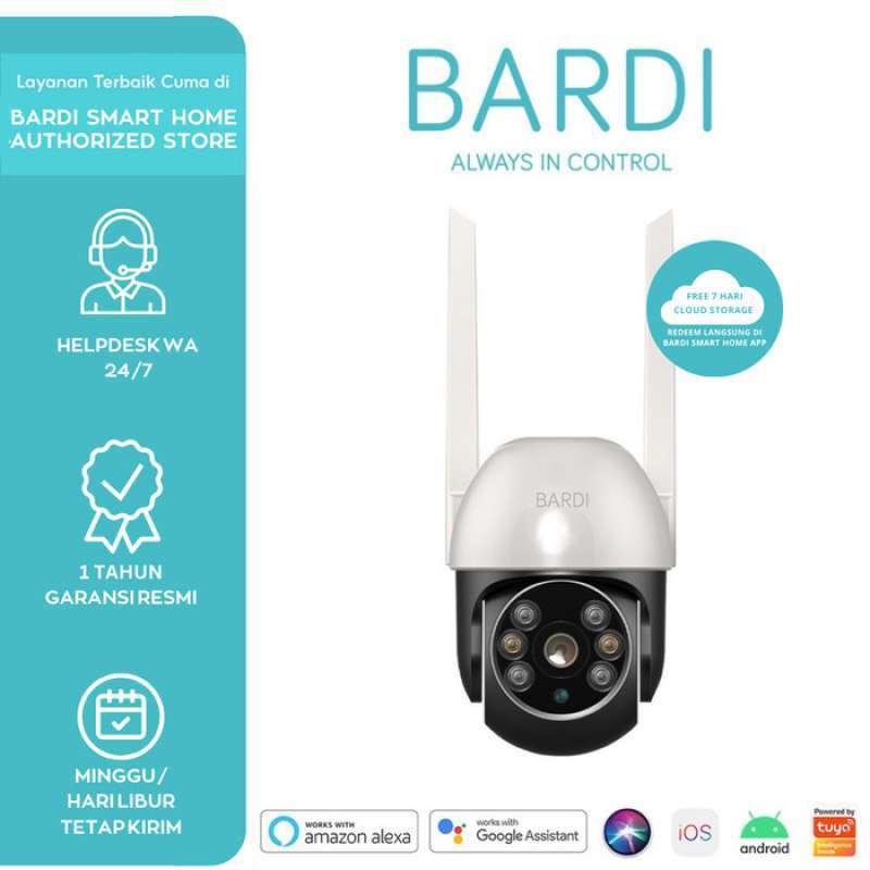 Jual Bardi Ip Smart Camera Outdoor Ptz Cctv Kamera Otomatis Wifi ...