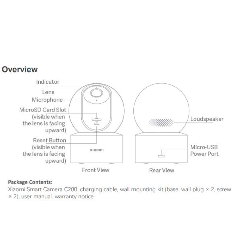 Jual Xiaomi Mi Smart Camera C200 360â° Fhd 1080p Cctv Ip Cam Garansi ...