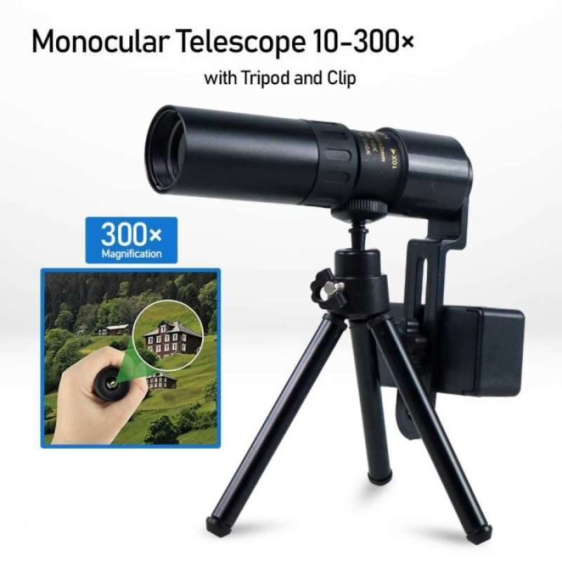 Jual Lensa Telephoto Apexel 18x25 18x Zoom With Tripod - 10-300x Zoom ...