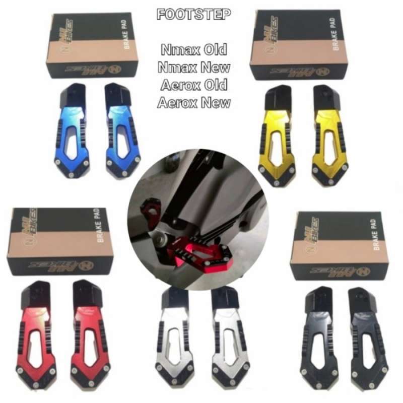Promo Footstep Nmax Old Dan New Nmax 2020 2021 Nui Aluminium Cnc Diskon ...