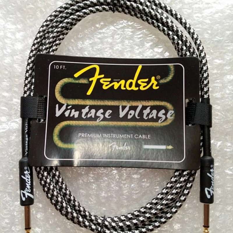 Promo Kabel Jack Gitar Fender Vintage Voltage Panjang 3 Meter - Hitam ...
