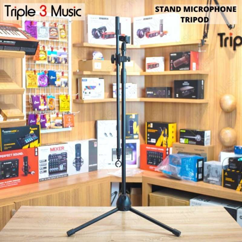 Promo Pro Stand Mic Berdiri Tripod Mic Stand Mikrofon Murah Terbaik ...