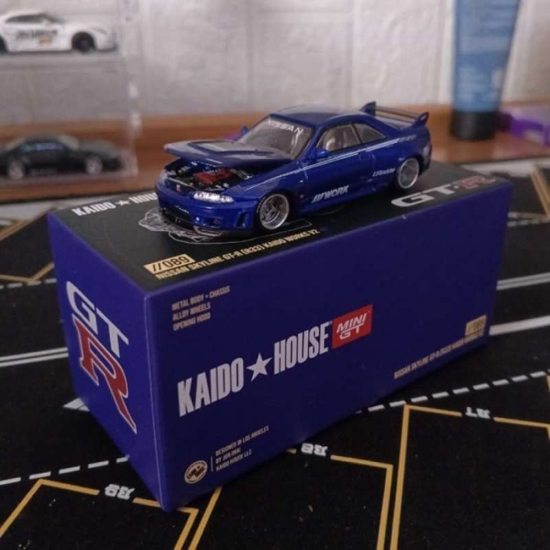 Jual Kaido House Nissan Skyline R33 V2 Open Segel Biru Blue Mulus ...