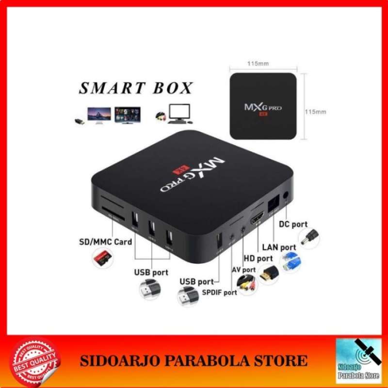 Jual Smart Tv Box Ram 2gb Rom 16gb 4k Mxq Pro Android Quad Core ...