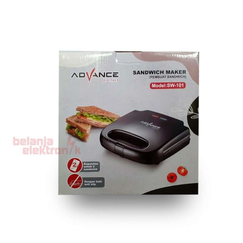 Jual Sandwich Toaster Maker Pemanggang Roti Advance Sw-101 Di Seller ...