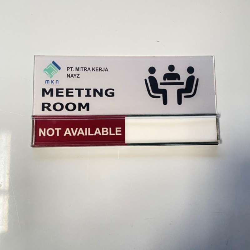 Jual Sign Meeting Room Papan Nama Akrilik Custom Nama Ruangan Di Seller ...