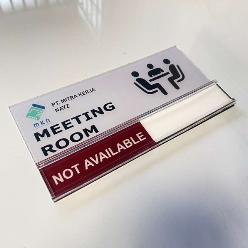 Jual Sign Meeting Room Papan Nama Akrilik Custom Nama Ruangan Di Seller ...