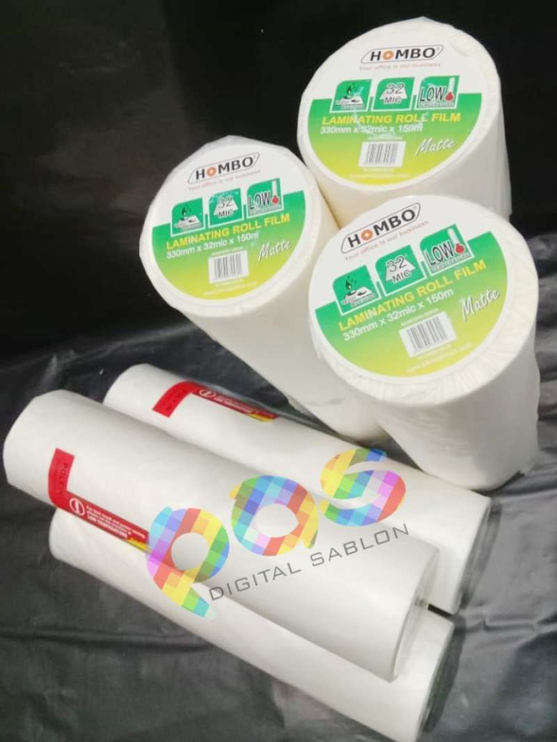 Jual Plastik Laminating / Plastik Laminasi Hombo Roll Doff / Matte A3 ...