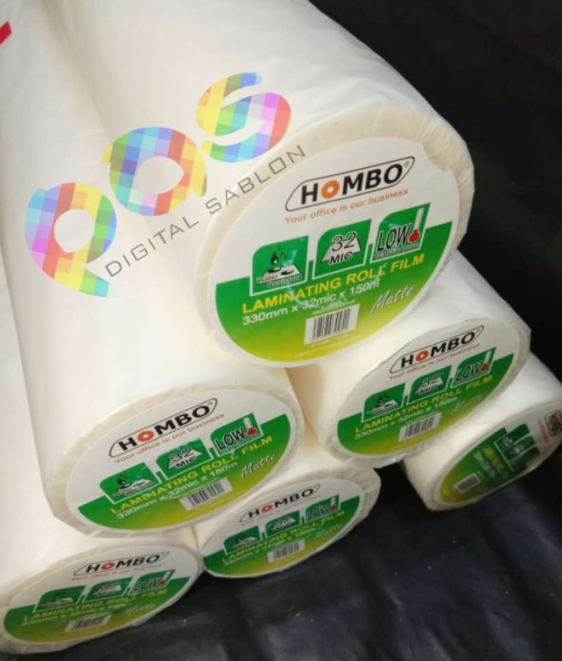 Jual Plastik Laminating / Plastik Laminasi Hombo Roll Doff / Matte A3 ...