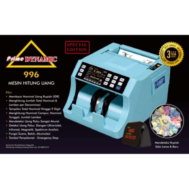 Jual Money Counter Prime Dynamic 996 Bisa Memilah Uang Di Seller ...
