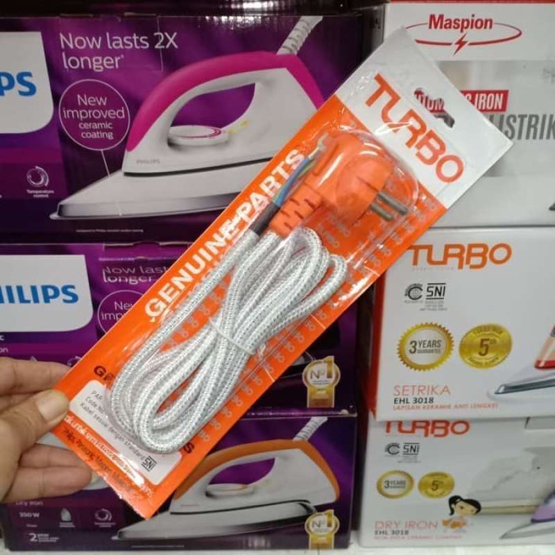 Jual Kabel Setrika Turbo Bisa Untuk Merk Philips,miyako,maspion,cosmos ...