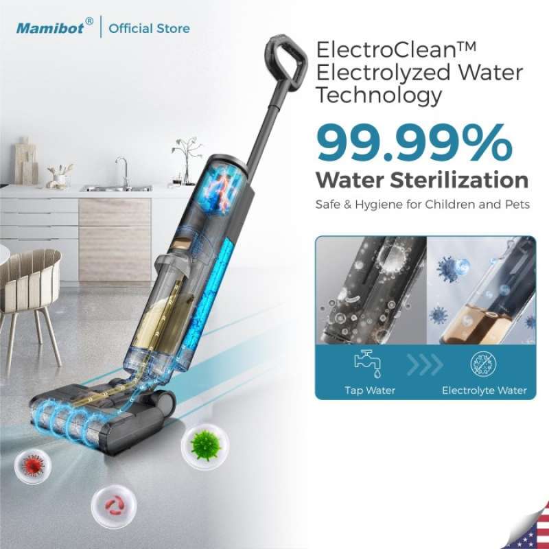 Jual Mamibot Flomo Iii Lite Pro Cordless Wet Dry Vacuum Cleaner Di ...