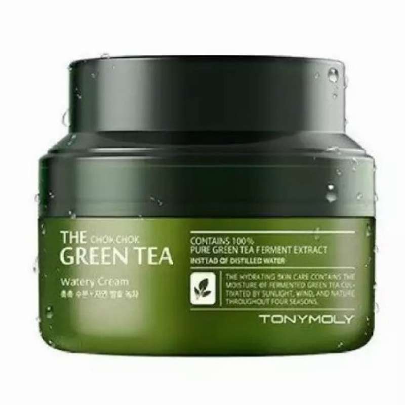 Promo Tonymoly Tony Moly The Chok Chok Green Tea Greentea Watery Cream 60ml Diskon 23% Di Seller ...