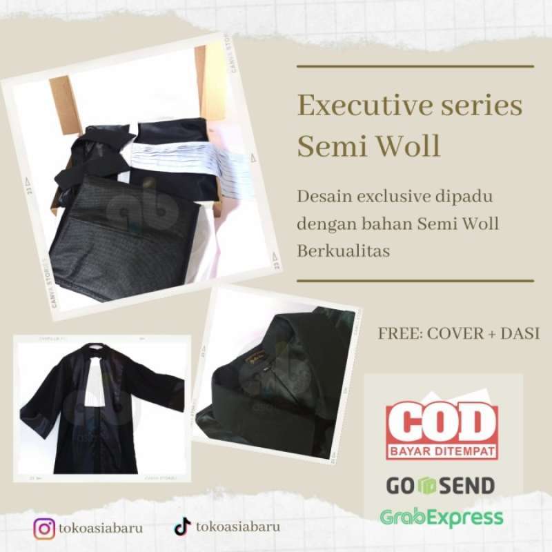Jual Toga Pengacara/advokat Executive Semi Woll Di Seller Wd_store ...