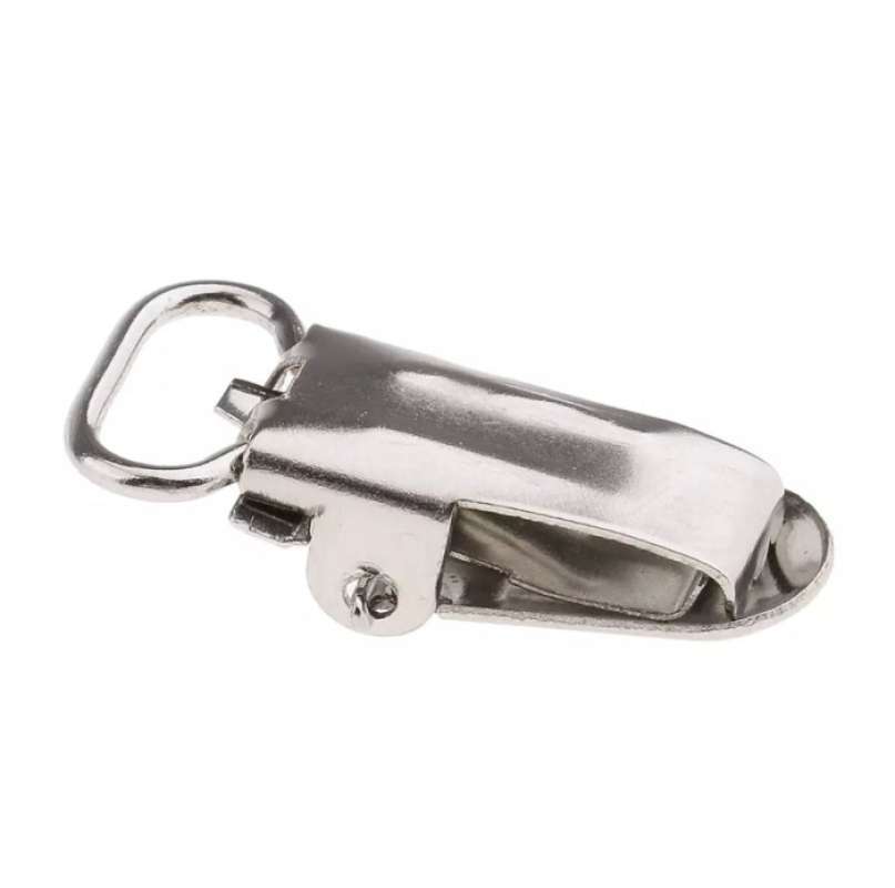 Jual Kaitan Strap Metal Webbing Hooks Clips Bracket Pacifier Suspender ...