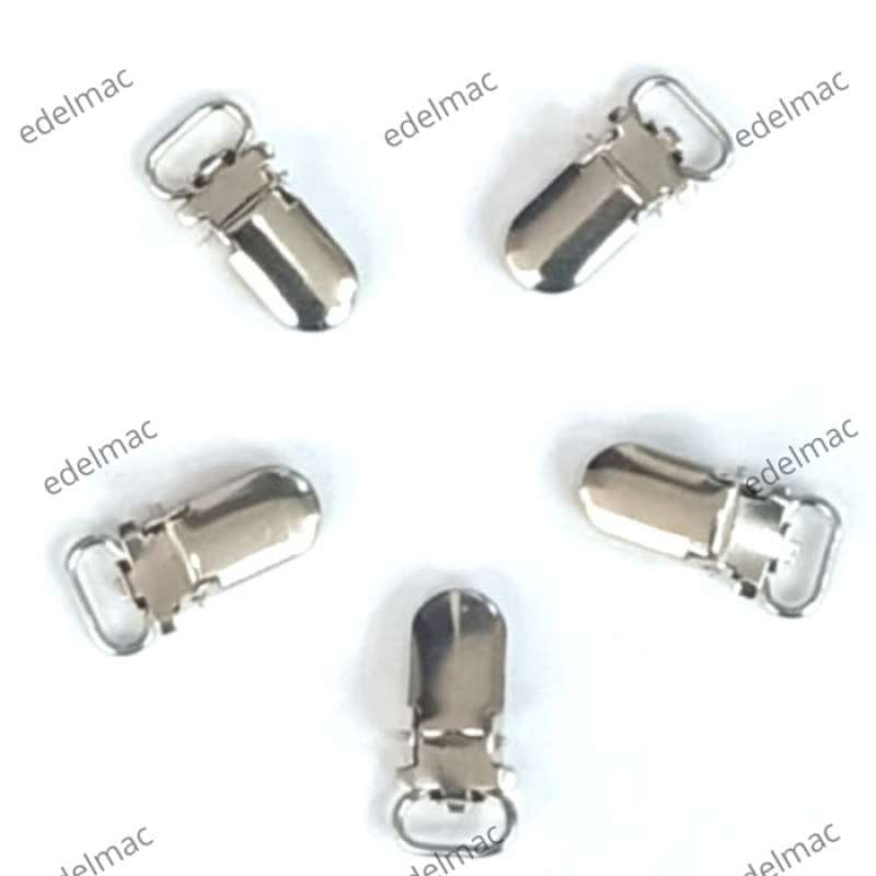 Jual Kaitan Strap Metal Webbing Hooks Clips Bracket Pacifier Suspender ...