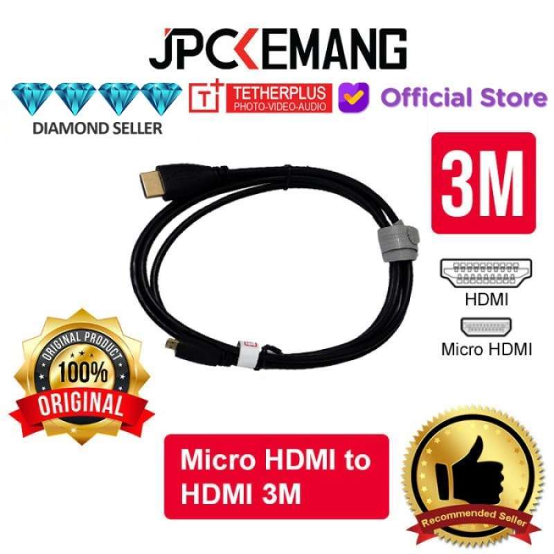 Jual Kabel Kamera Tetherplus Micro Hdmi To Hdmi 3m Cable Original Di Seller Circlet - Cengkareng ...