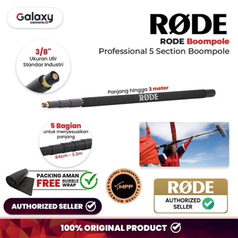 Jual Rode Boompole Professional 5 Section Boom Pole For Microphones Di ...