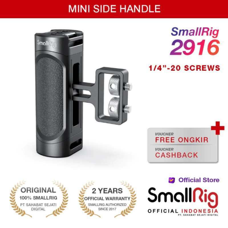 Jual Smallrig Lightweight And Portable Mini Side Handle 1/4â€ 20 Screws ...