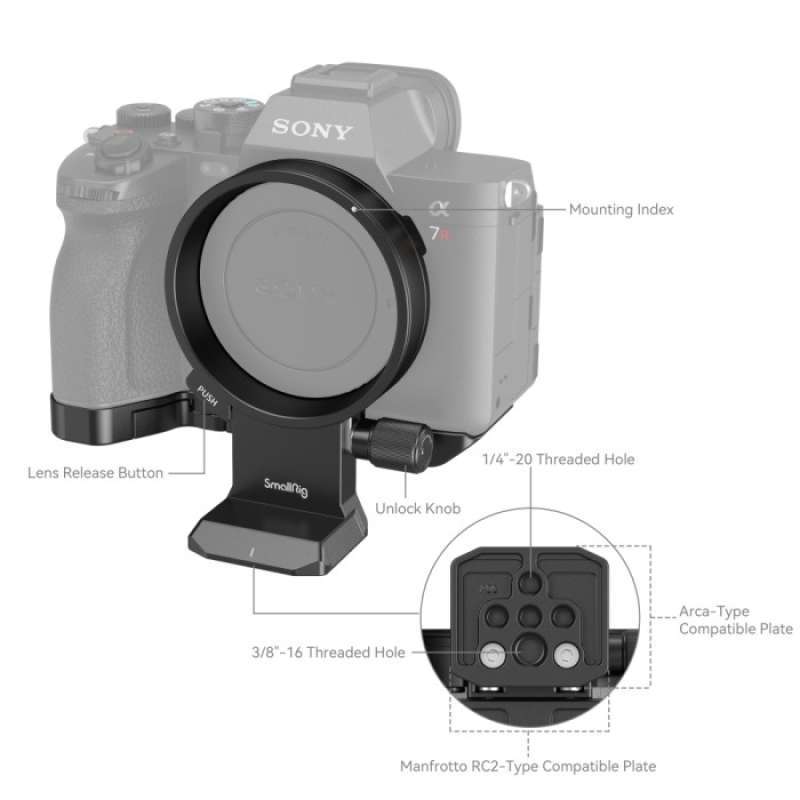 Jual Smallrig Rotatable Horizontal To Vertical Mount Sony A7 Series ...