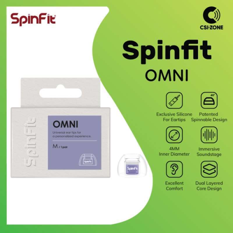 Jual Spinfit Omni Premium Silicone Eartips For Earphone In Ear Monitor ...