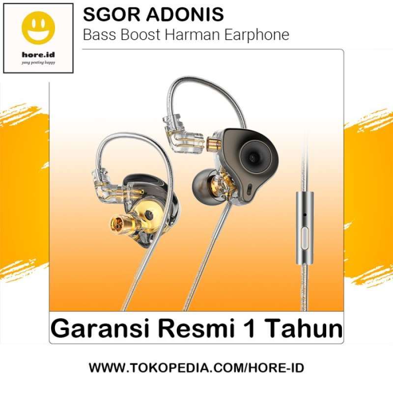 Jual Sgor Adonis Hybrid Dual Driver In Ear Earphone With Mic Di Seller ...