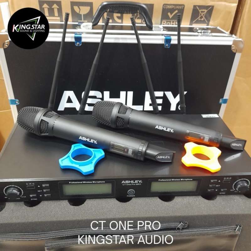 Jual Mic Wireless Ashley Ct One Pro Original Box Hardcase Kotak 4 ...